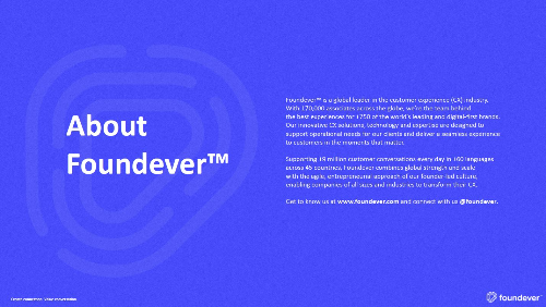 Foundever™ - JOBYODA